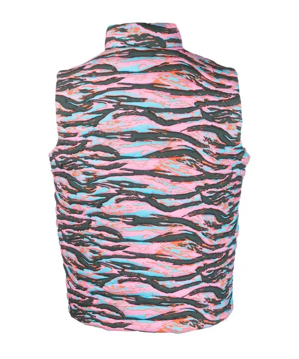 ERL Quilted Camouflage-print Puffer Gilet