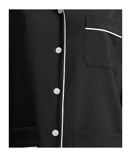 Marni Two-tone Cool Wool Long-sleeve Shirt