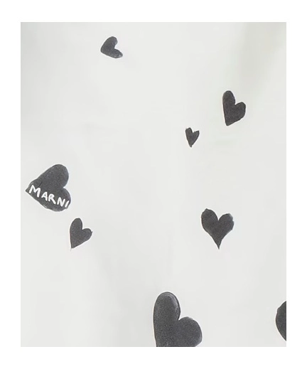 Marni Sleeveless Cami Top With Heart Print