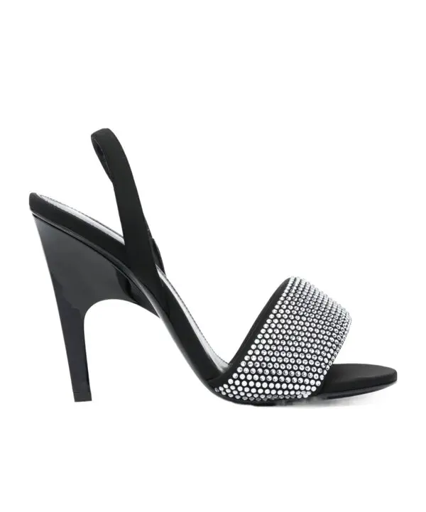 Attico Rem 105mm Crystal-embellished Sandals