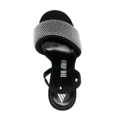 Attico Rem 105mm Crystal-embellished Sandals