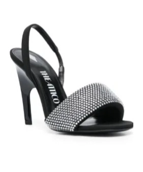 Attico Rem 105mm Crystal-embellished Sandals