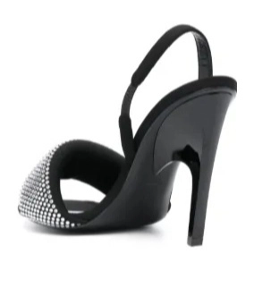 Attico Rem 105mm Crystal-embellished Sandals