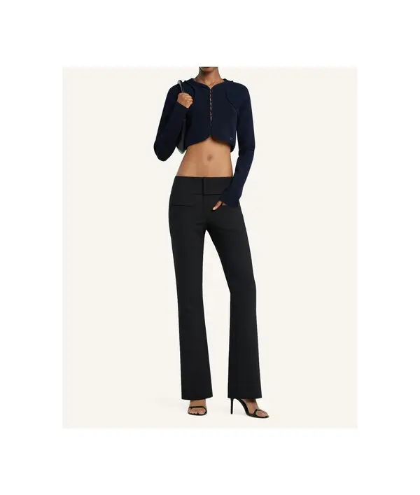 COURREGES Courrèges Scuba Ribbed Cropped Jacket
