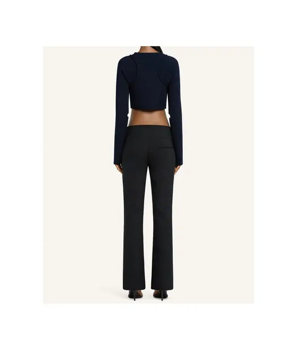 COURREGES Courrèges Scuba Ribbed Cropped Jacket