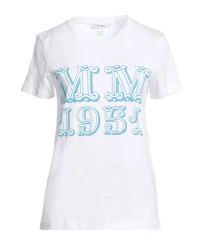 Max Mara Printed Short-sleeve T-shirt - White