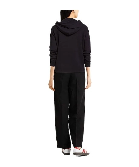 Max Mara Wool Hoodie With Flocked Logo