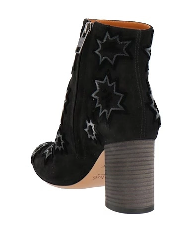 Chloé Suede Velvet Ankle Boots