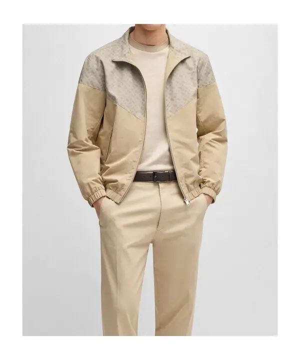 Hugo Boss High Collar Long Sleeve Casual Jacket