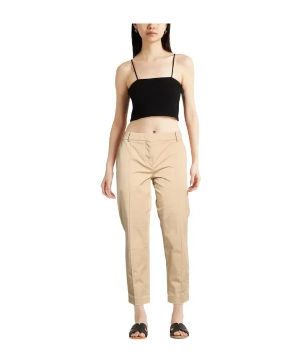 Tory Burch Plain Colour Casual Trousers