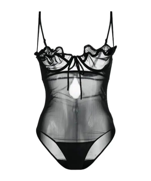 Y/project Sheer Construction Underwired Bodysuit