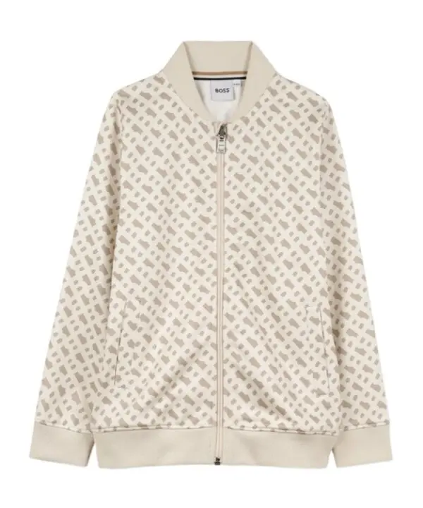 Hugo Boss Long-sleeved Knitted Cardigan - Beige