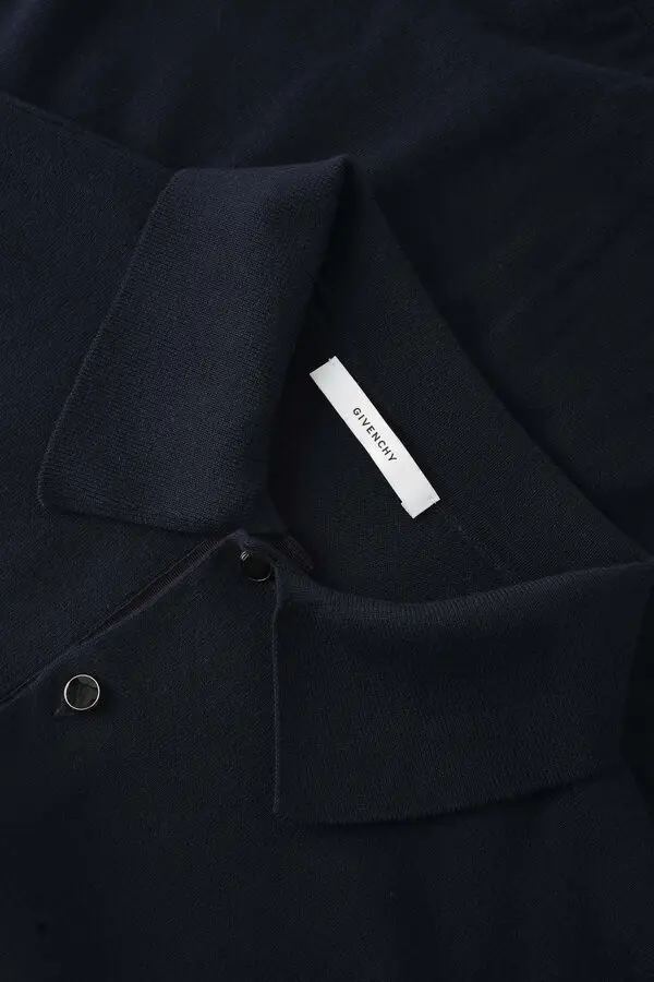 Givenchy Knit Short-sleeve Polo Shirt