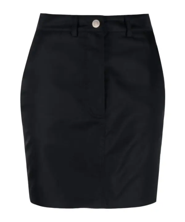 Nanushka High Waisted Straight Hem Mini Skirt