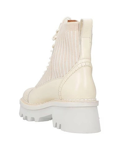 Chloé Multi-color Leather Platform Ankle Boots