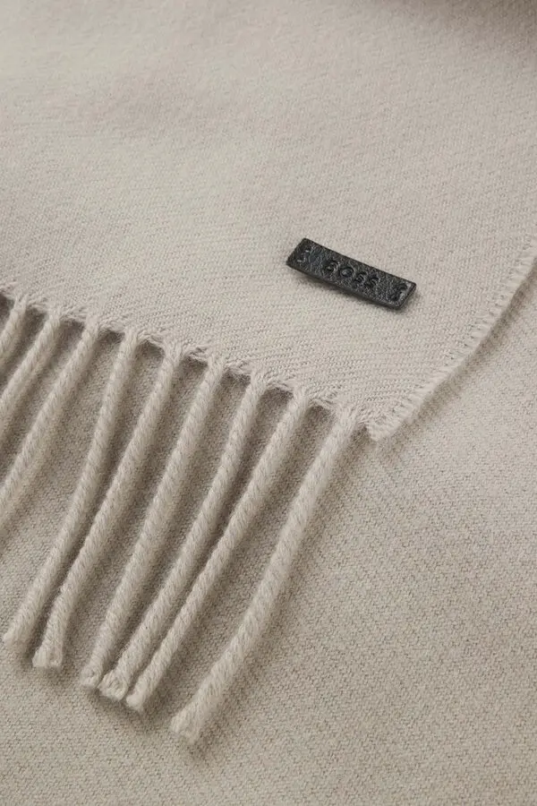 Hugo Boss Fringed Scarf