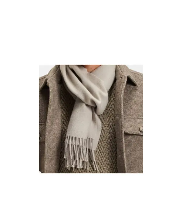 Hugo Boss Fringed Scarf