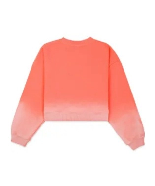 SPORTY  RICH Sporty & Rich Dip Dye Logo Embroidered Sweatshirt