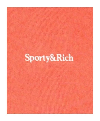 SPORTY  RICH Sporty & Rich Dip Dye Logo Embroidered Sweatshirt