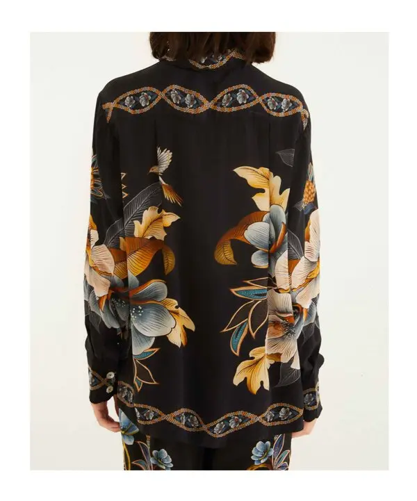 Farm Rio Buttoned Floral Shirt