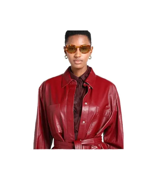 Chloé Colored Round Plastic Frame Sunglasses