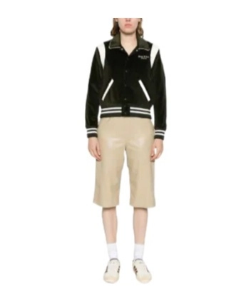 SPORTY  RICH Sporty & Rich Logo Embroidered Bomber Jacket