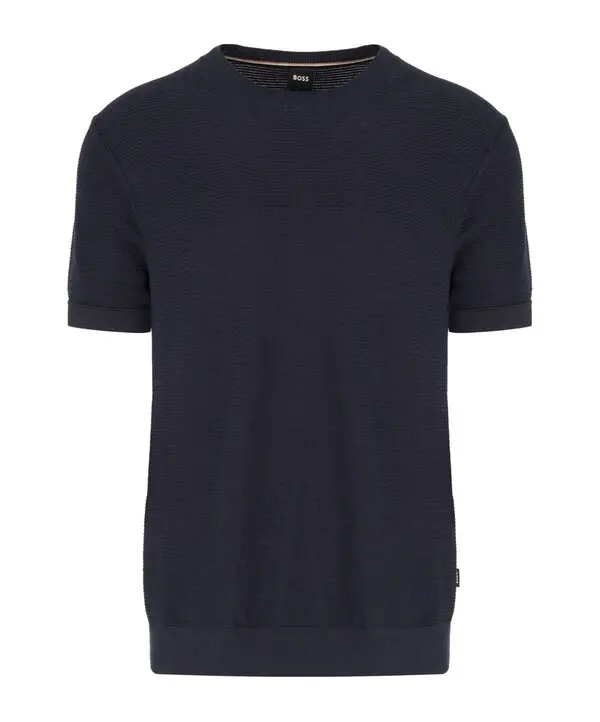 Hugo Boss Crewneck Short-sleeved Knitted Jumper