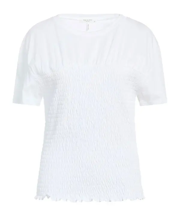 Rag & Bone Solid Color Crew Neck Short-sleeve T-shirt