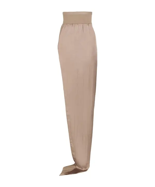 Rick Owens Long Skirt - Nude