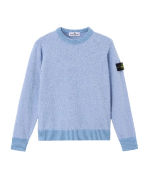 Stone Island Crewneck Jumper With Contrasting Ribbed Trims