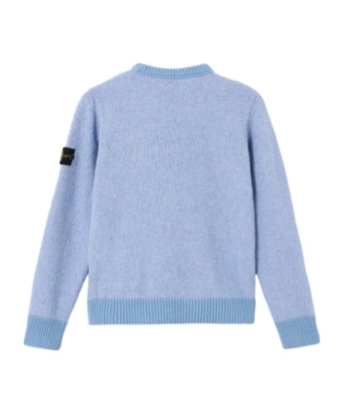 Stone Island Crewneck Jumper With Contrasting Ribbed Trims