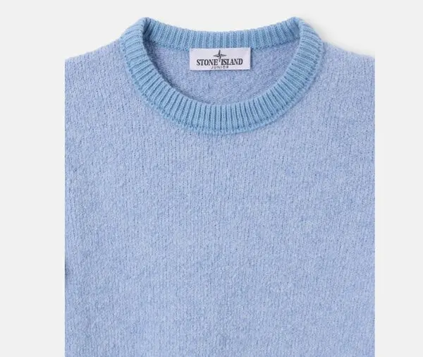 Stone Island Crewneck Jumper With Contrasting Ribbed Trims