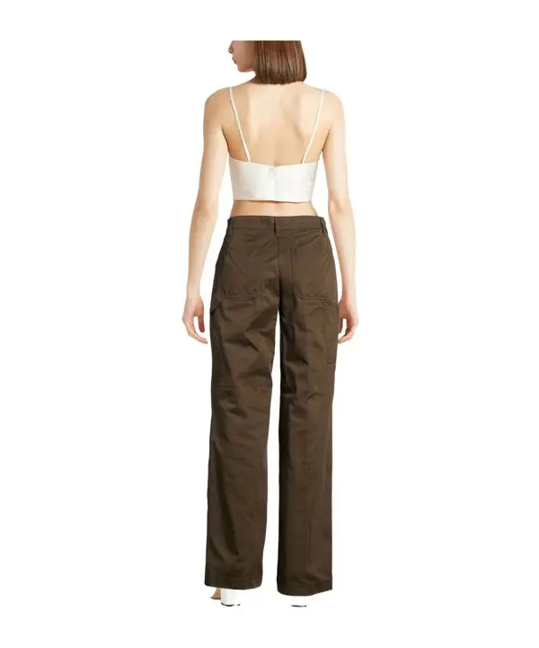 Tory Burch Plain Colour Casual Trousers