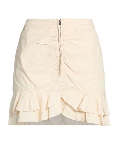 Isabel Marant Étoile Solid Color Pleated Midi Skirt