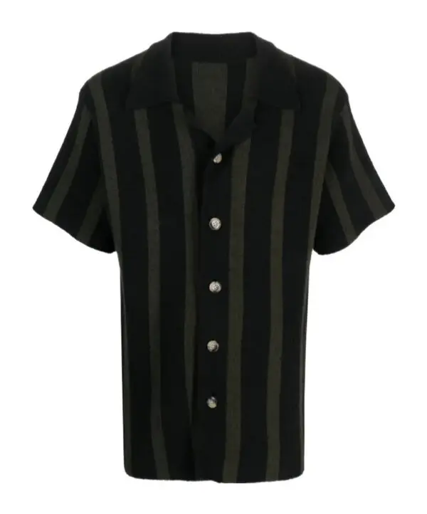 Nanushka Almar Striped Terry-cloth Shirt