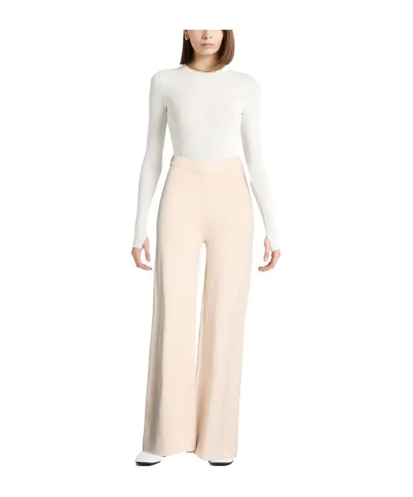 Max Mara Plain Colour Wide-leg Trousers