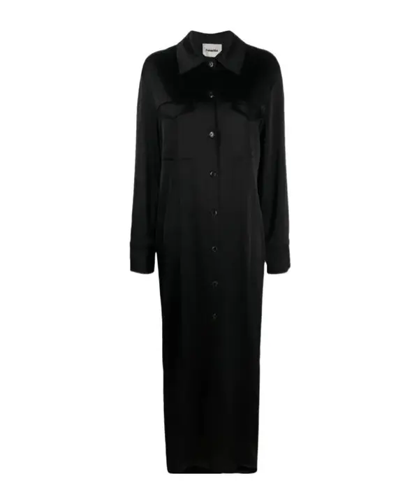 Nanushka Joann Satin Shirtdress