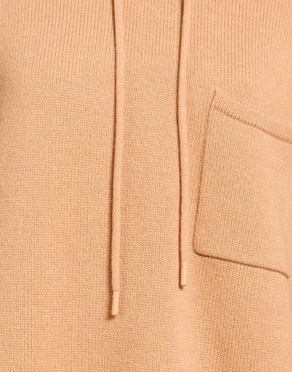 Max Mara Solid Color Knit Hoodie