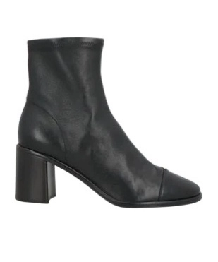 Tory Burch Solid Color Leather Ankle Boots