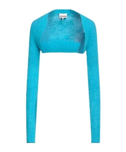 GANNI Solid Color Knit Top