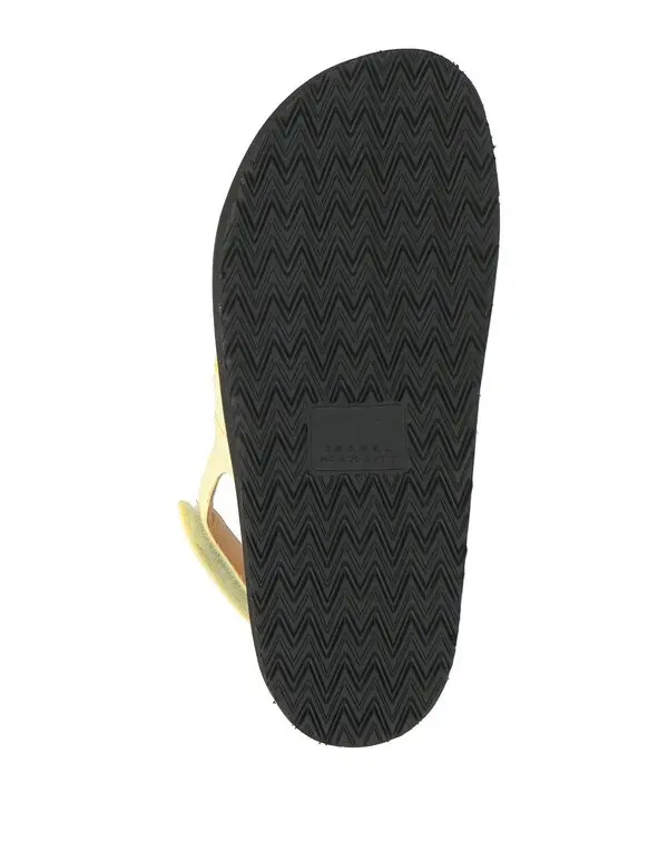 Isabel Marant Étoile Minimalist Round-toe Leather Sandals