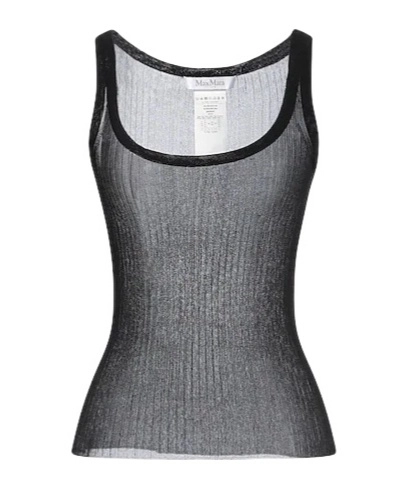 Max Mara Sleeveless Knit Top - Gray