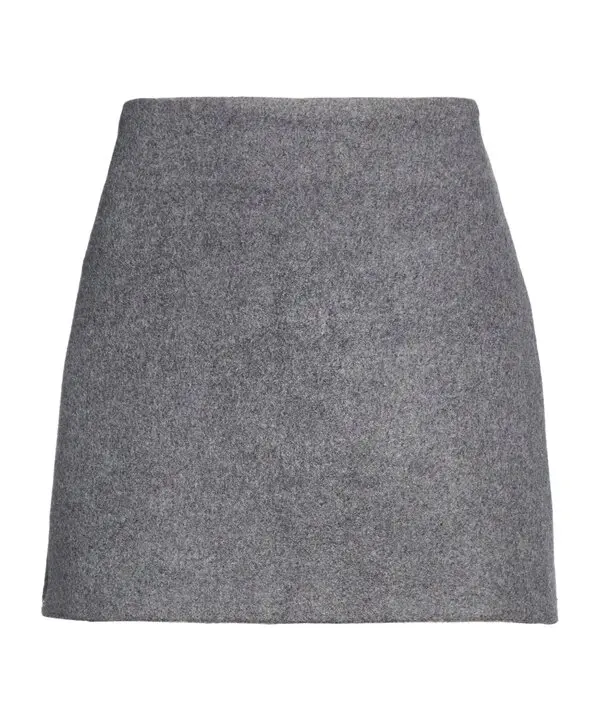 Sportmax Solid-color Wool A-line Skirt