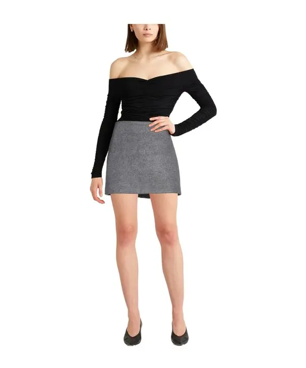 Sportmax Solid-color Wool A-line Skirt
