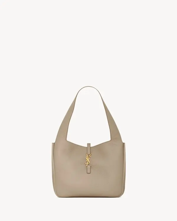 Saint Laurent Le 5 À 7 Small Bea Grain Leather Handbag - Light Cumin Color