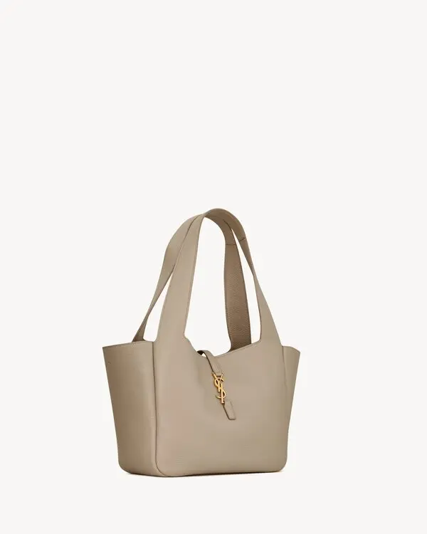 Saint Laurent Le 5 À 7 Small Bea Grain Leather Handbag - Light Cumin Color
