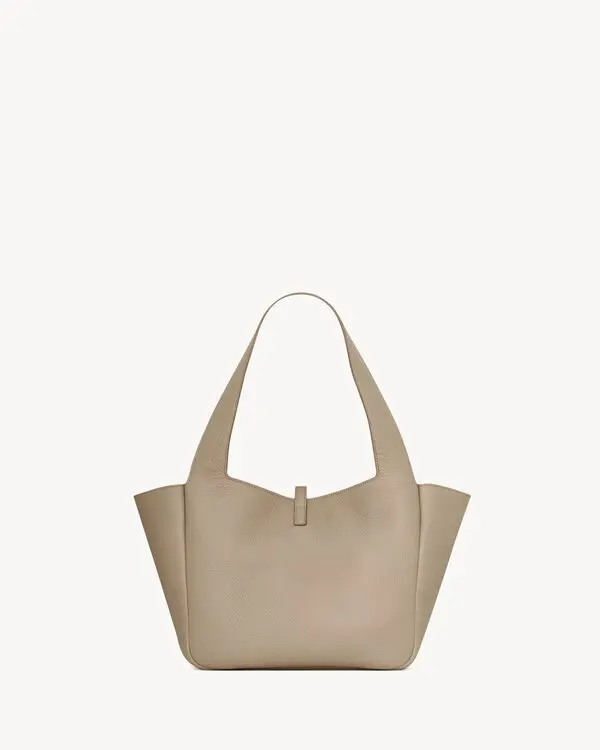 Saint Laurent Le 5 À 7 Small Bea Grain Leather Handbag - Light Cumin