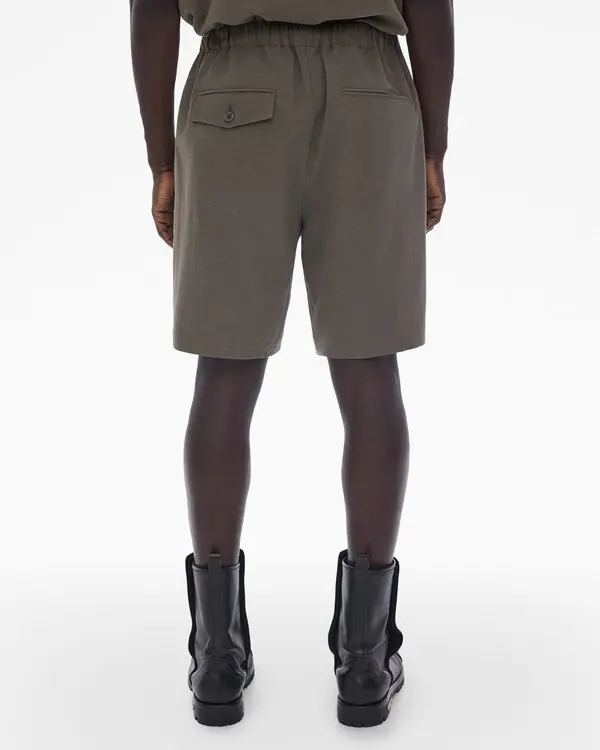 Helmut Lang Pintucked Elasticated Bermuda Shorts