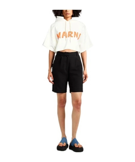 Marni Printed Short-sleeve Hoodie