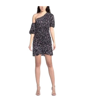Isabel Marant Étoile Floral Print One-shoulder Mini Dress